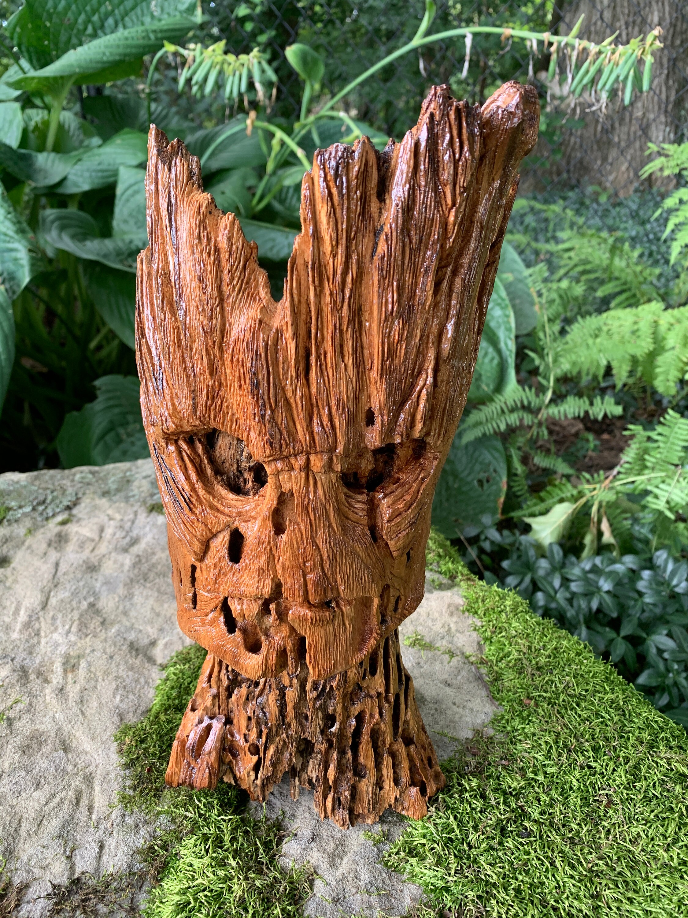 I AM GROOT Absolute, One-of-a-kind Carving of Groot, From Guardians of ...