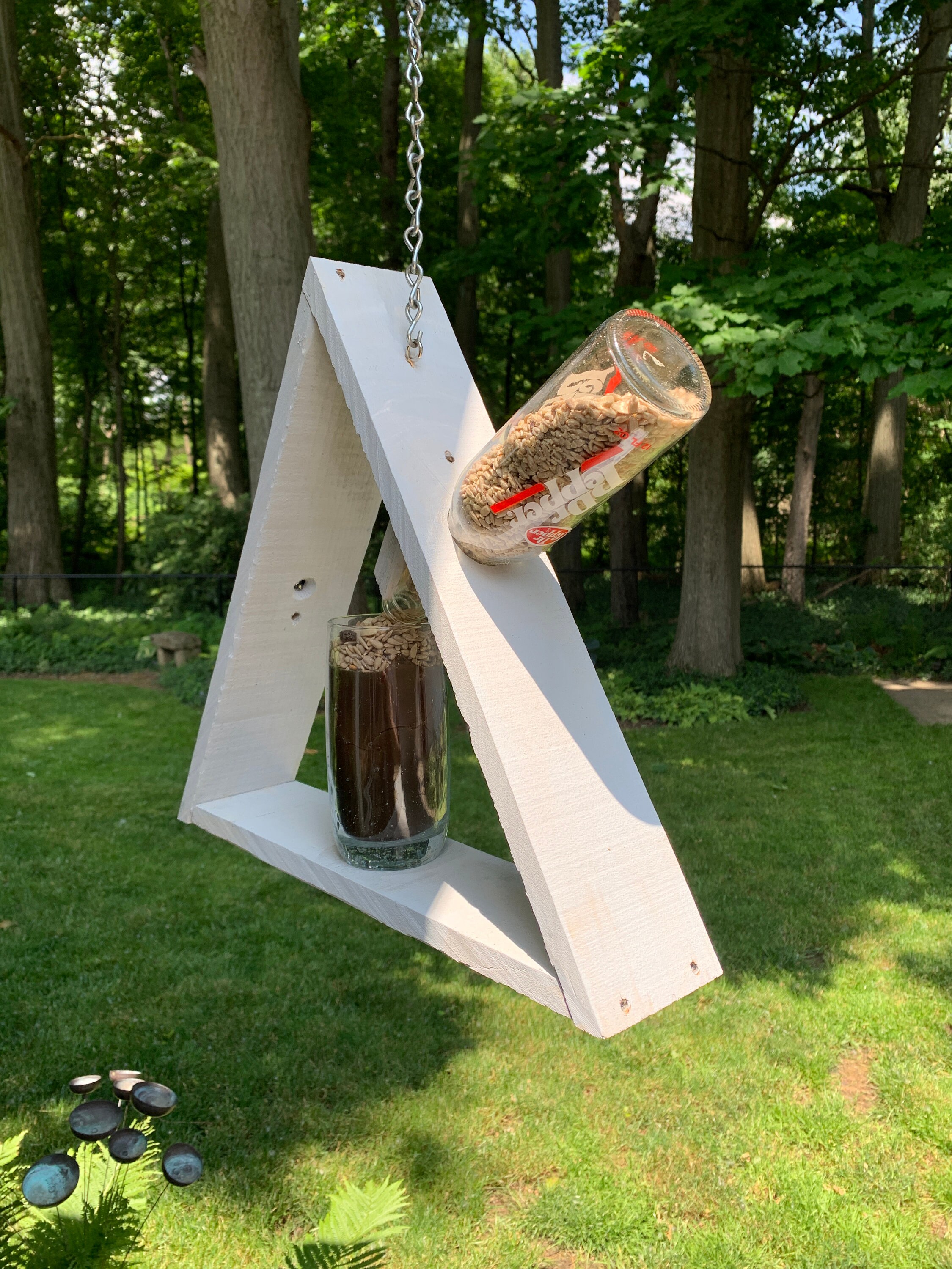 Dr. Pepper Bird Feeder! (fill the Bottle With Seed and It Automatically ...