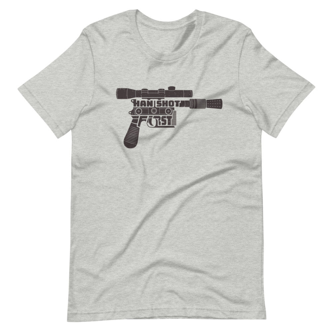 Han Shot First T-shirt - Etsy
