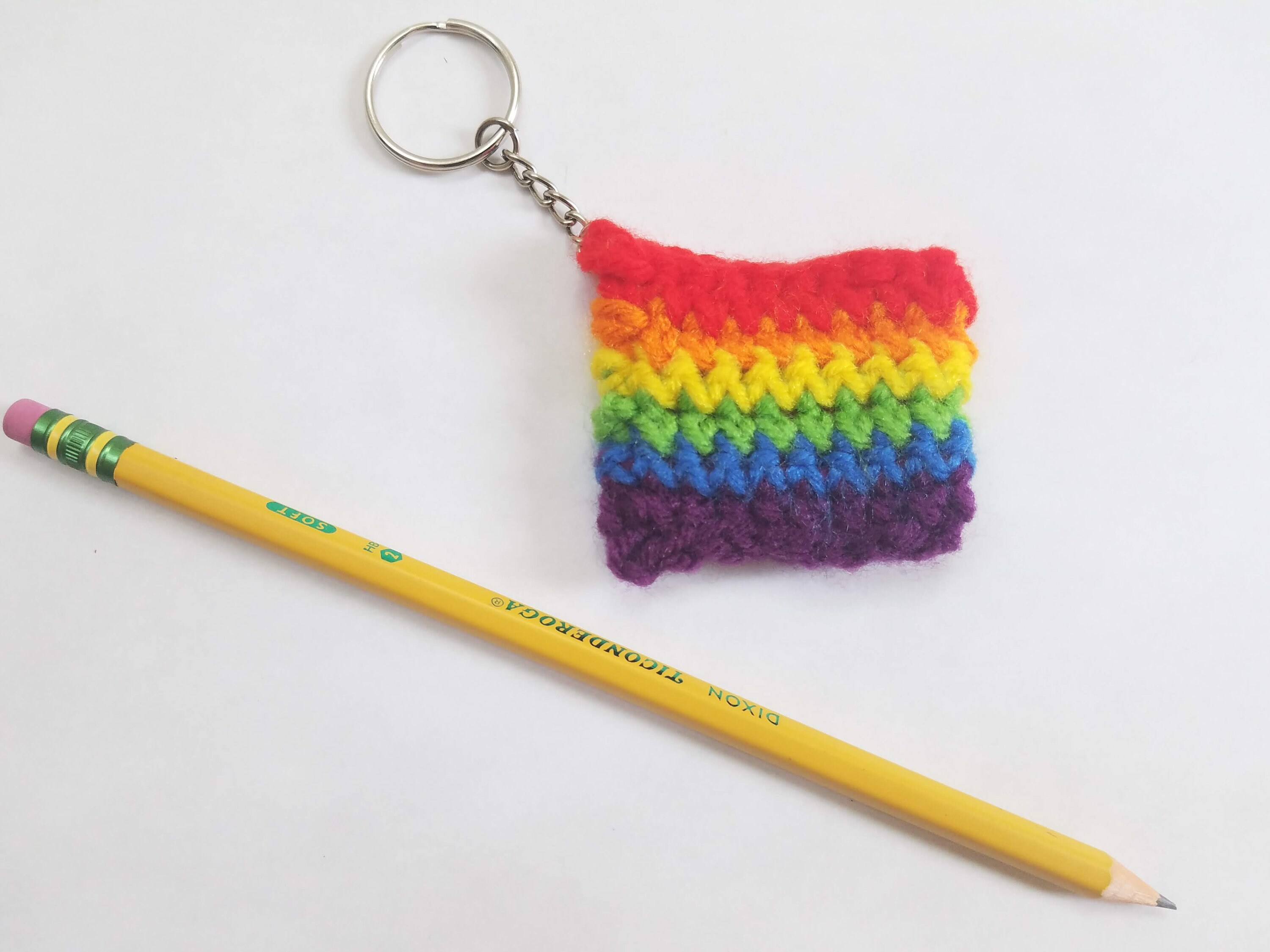 Rainbow PRIDE Keychain - Etsy