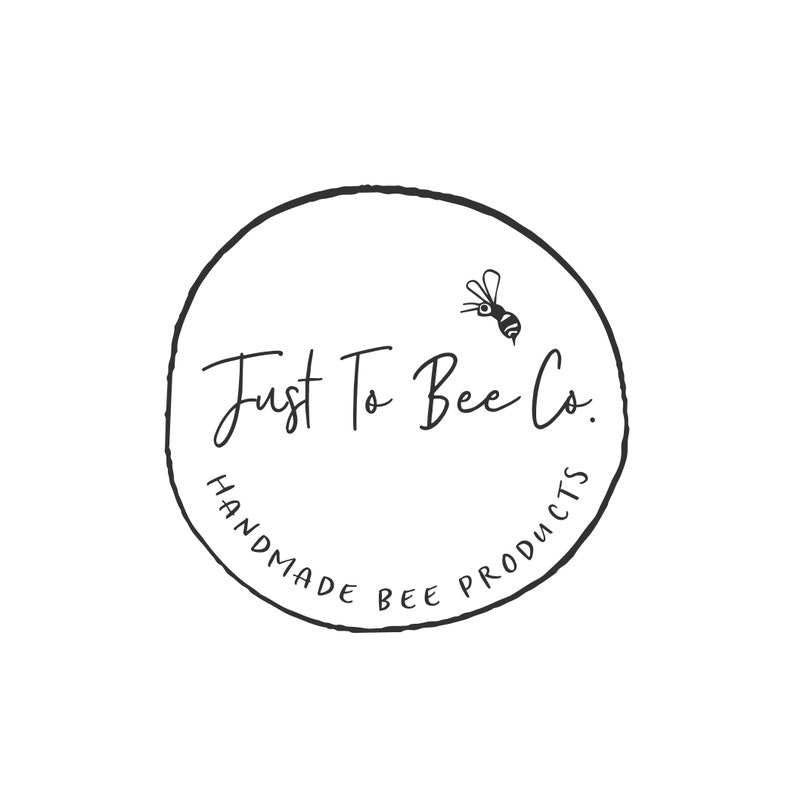 Premade Handmade Bee Logo Rustic Logo Organic Bees Bee - Etsy