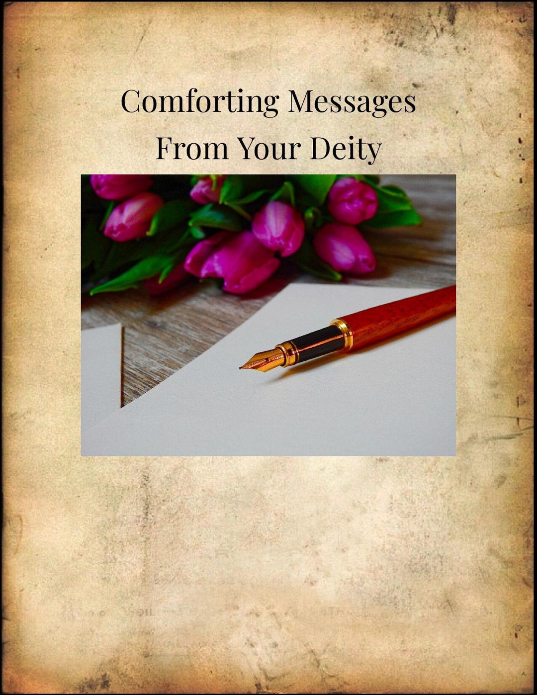 Comfort Letter From Your Deity - Etsy