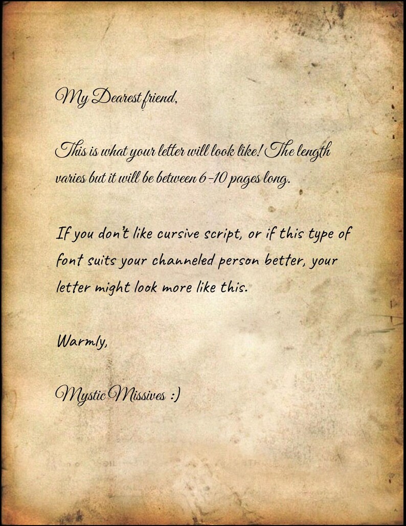 Channeled Letter From Your Angel - Etsy