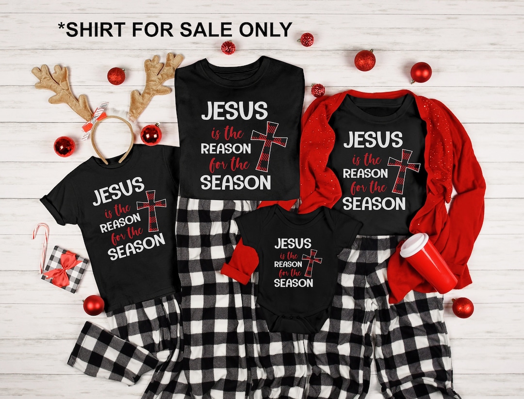 Christian Christmas Family Shirts, Matching Christian Christmas Top ...