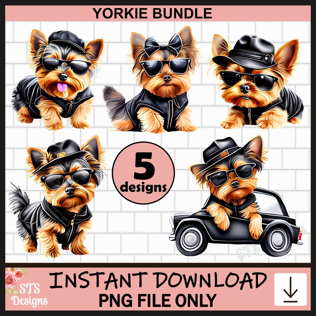 Yorkie, Yorkie Designs, Yorkie PNG, Yorkie Bundle, Yorkie Clipart ...