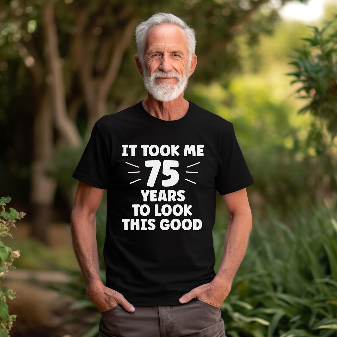 Funny 75th Birthday, 75th Birthday, SVG, PNG, Tshirt Design, Digital ...