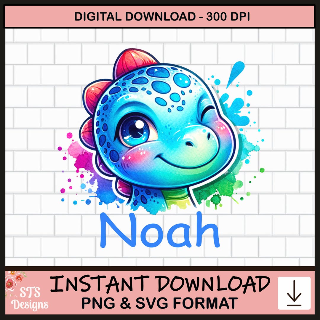 Noah SVG, Noah, SVG, PNG, Digital Download, Noah Boy Name, Baby Name ...