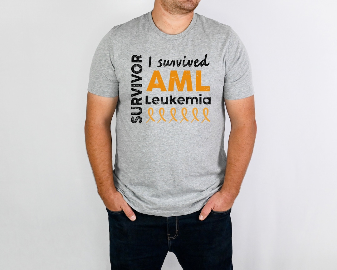 AML Leukemia Shirt, AML Leukemia Survivor, Unisex AML Tshirt, Leukemia ...