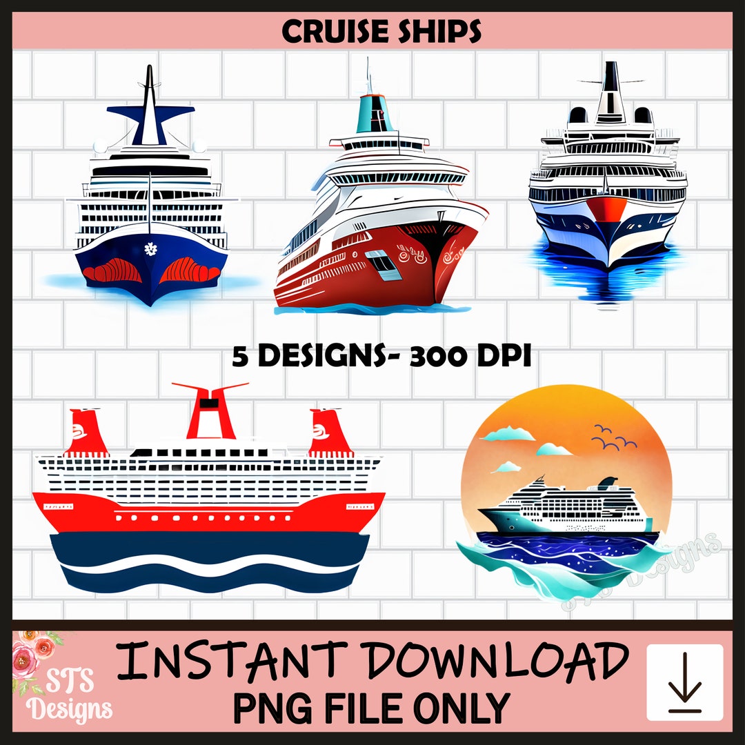 Cruise Ship Bundle, Cruise Ship Designs, Cruise Ship Png, Cruise Ship ...