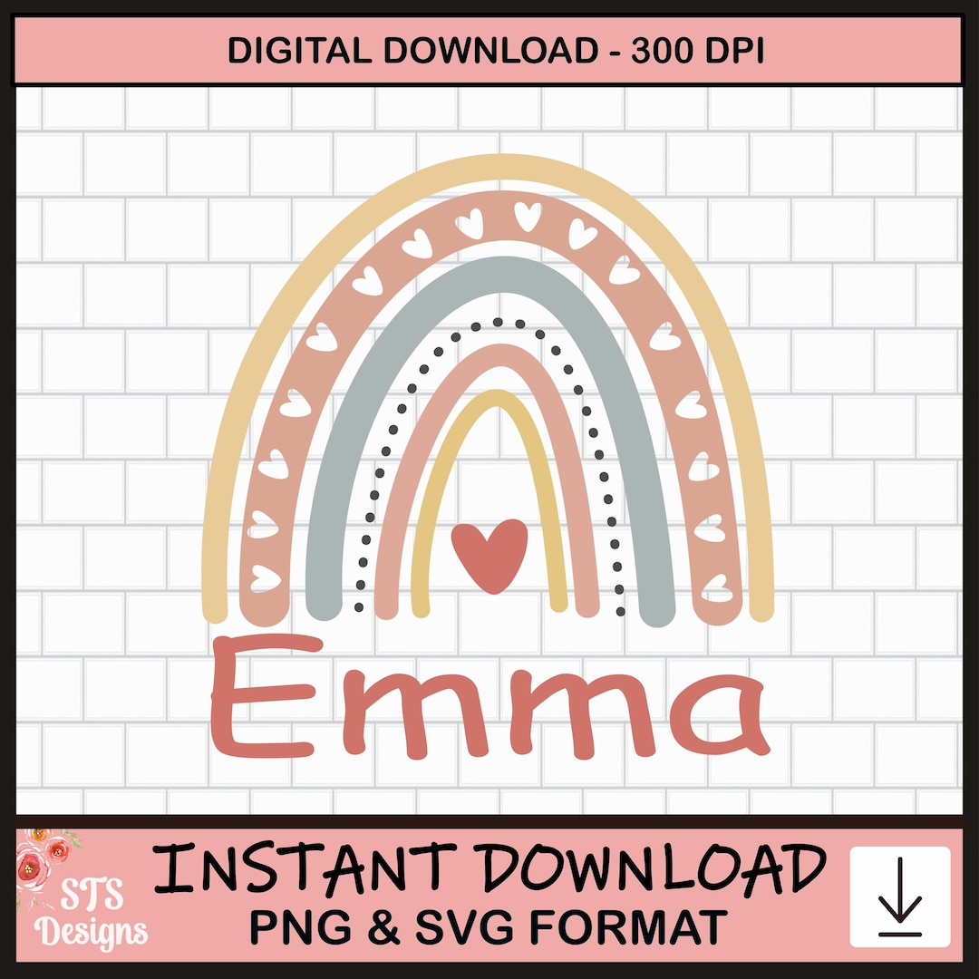 Emma SVG, Emma, SVG, PNG, Emma Baby Name, Digital Download, Tshirt ...