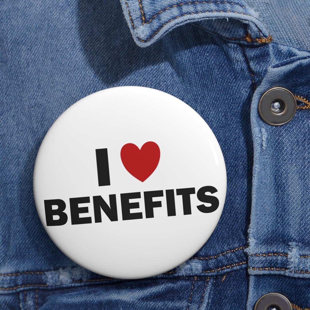 I Love Benefits Pin, Employee Benefits, Benefits, Insurance Benefits ...