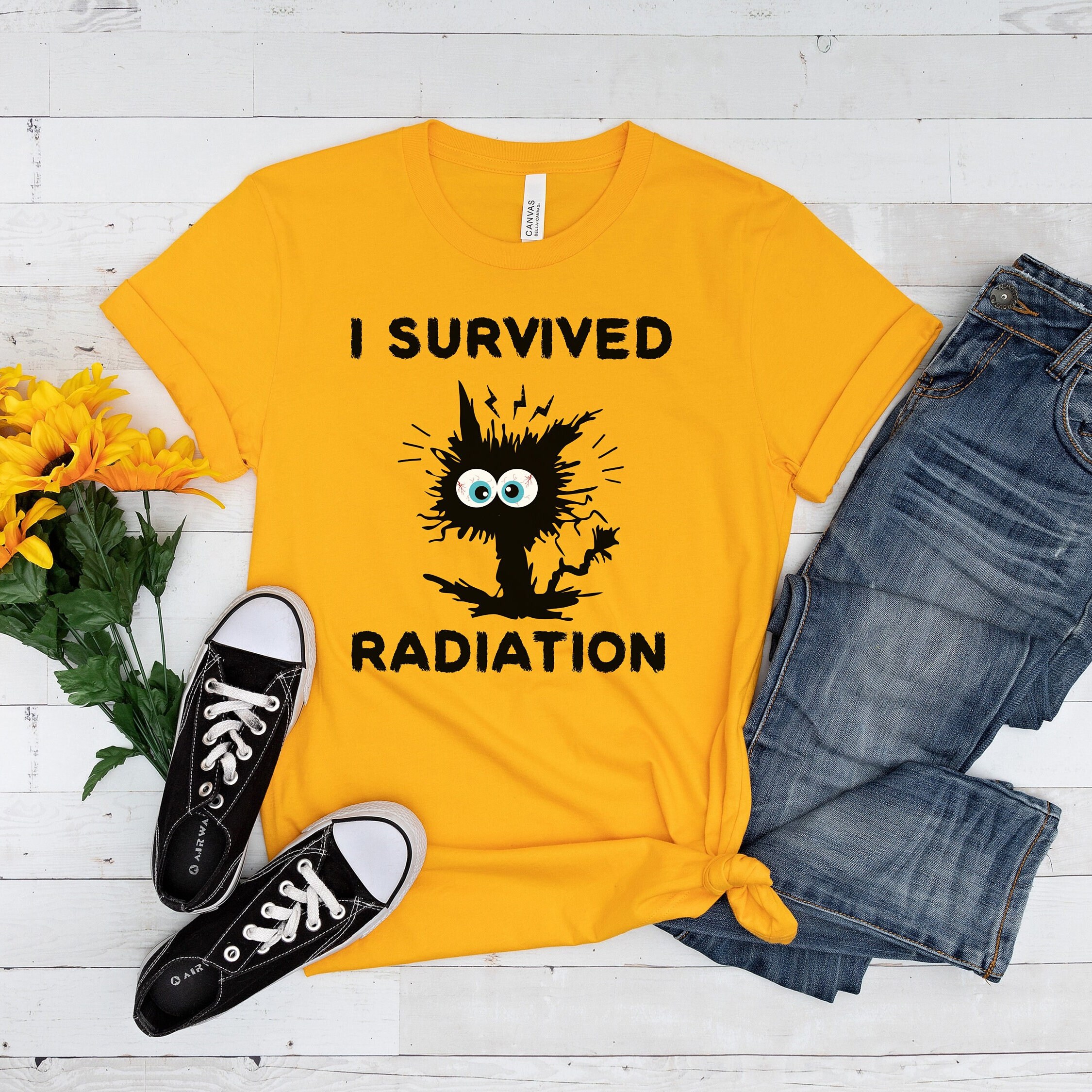 Gift for Cancer Patient, Funny Radiation Shirt, Cancer Support T-shirt ...