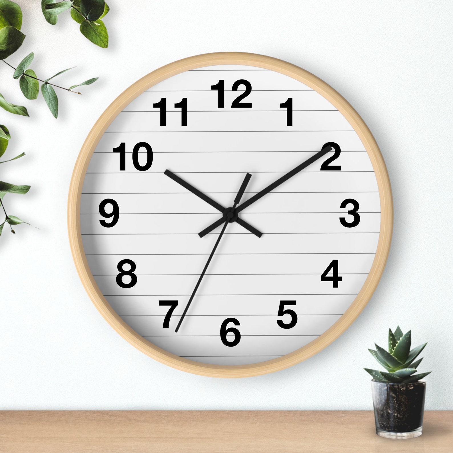 Shiplap Clock, Cute Shiplap Art, Shiplap Decor, Shiplap Wall Clock ...