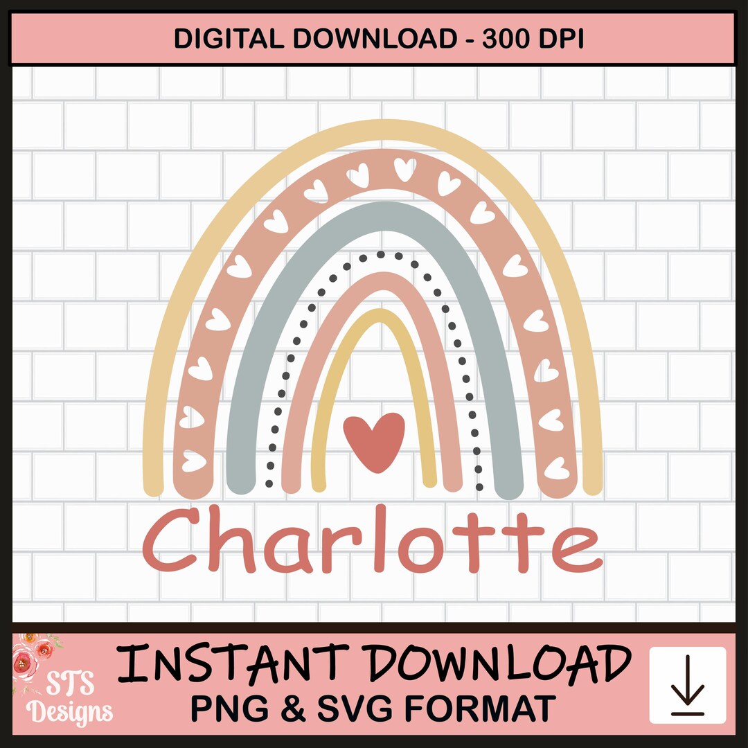 Charlotte SVG, Charlotte, SVG, PNG, Charlotte Baby Name, Digital ...