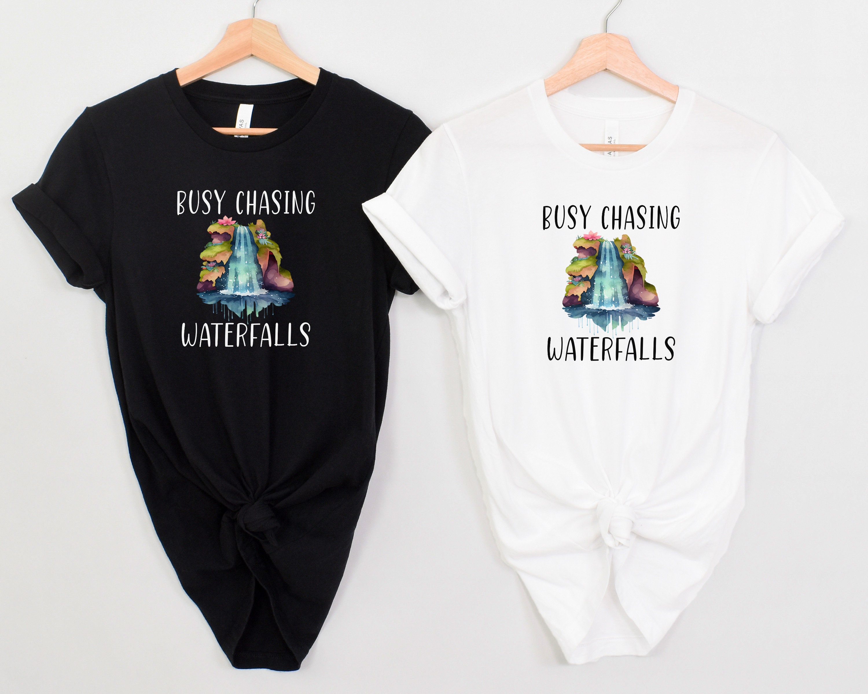 Gift for Nature Lover, Gift for Hiker, Waterfall Shirt, Chasing ...