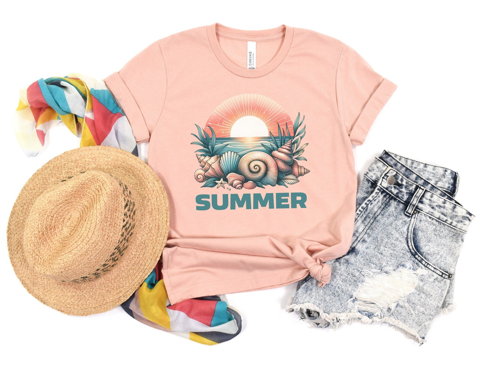 Summer Shirt, Summer Tee, Summer Tshirt, Gift for Women, Womens Summer ...
