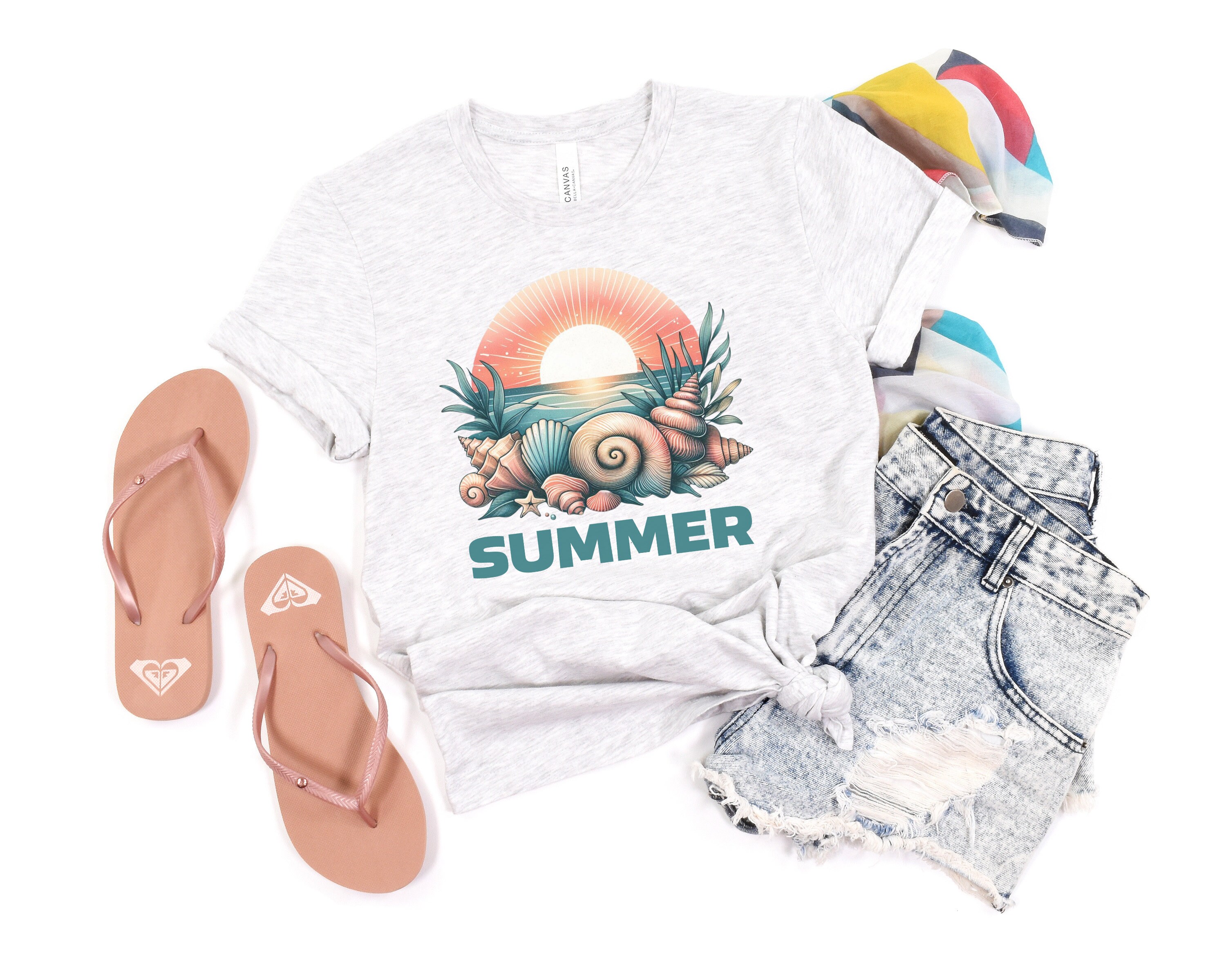 Summer Shirt, Summer Tee, Summer Tshirt, Gift for Women, Womens Summer ...