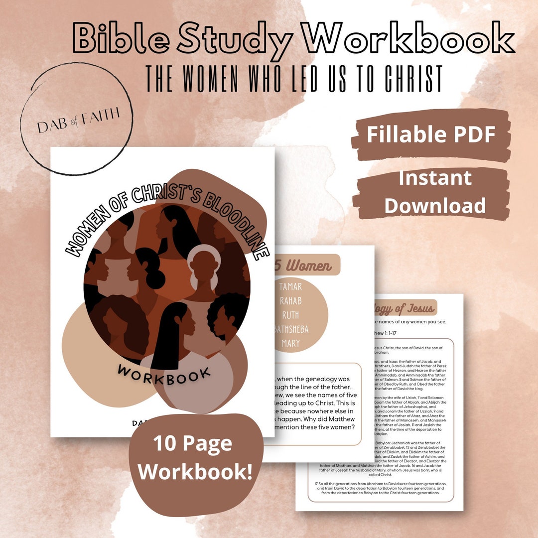 Jesus Bloodline Bible Study Workbook - Etsy