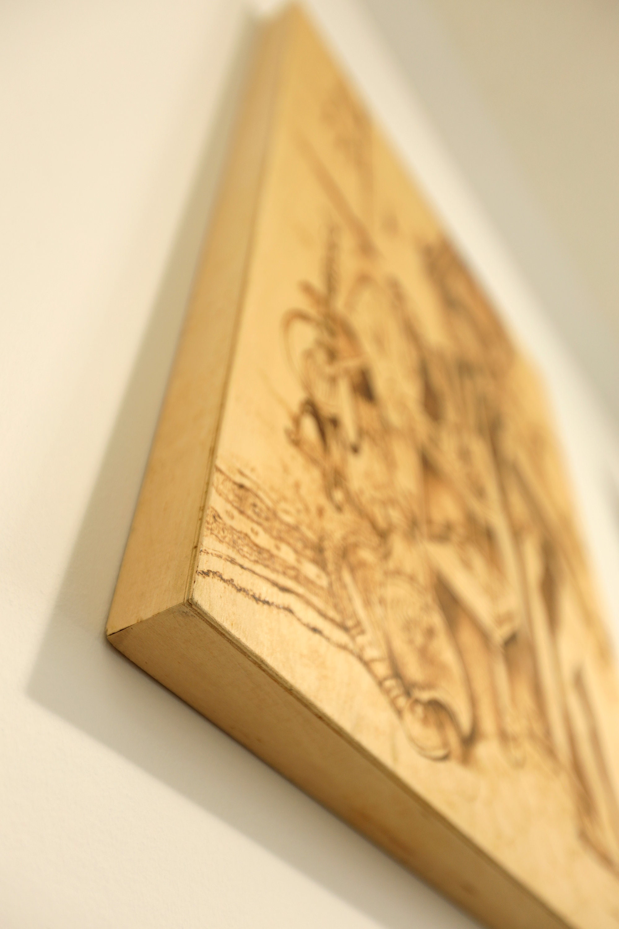 Wood Burned, Original Woodburning Art, Handcrafted Realistic Wood ...
