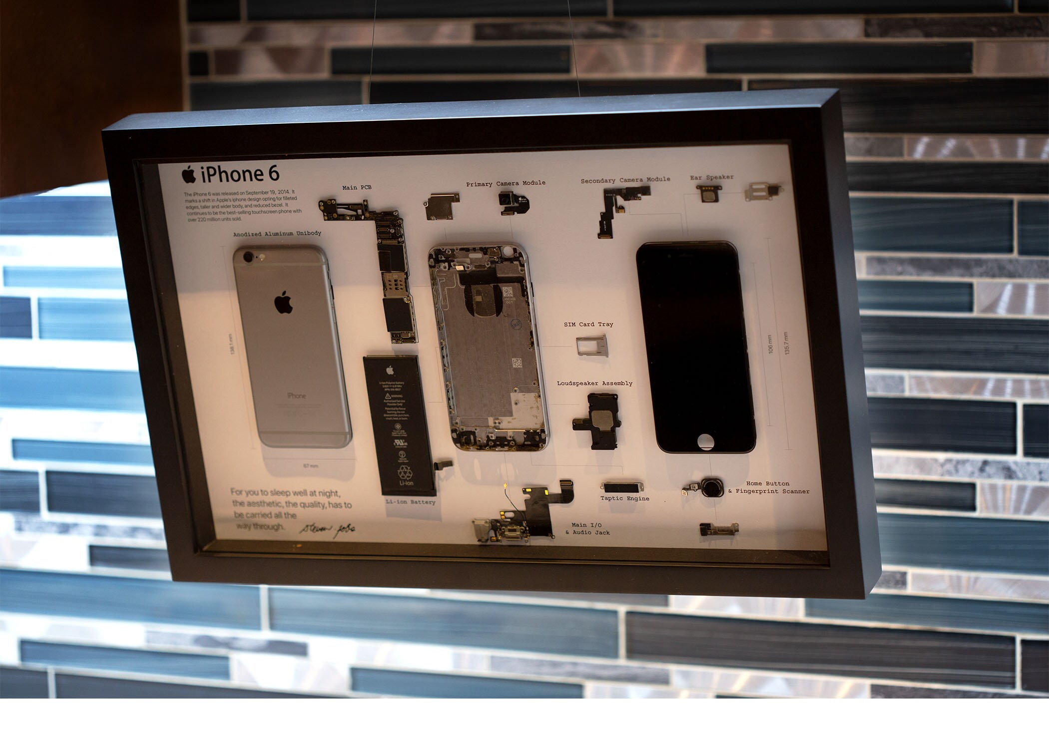 Disassembled iPhone Framed Cellphone Wall Art With Shadow Box - Etsy Canada