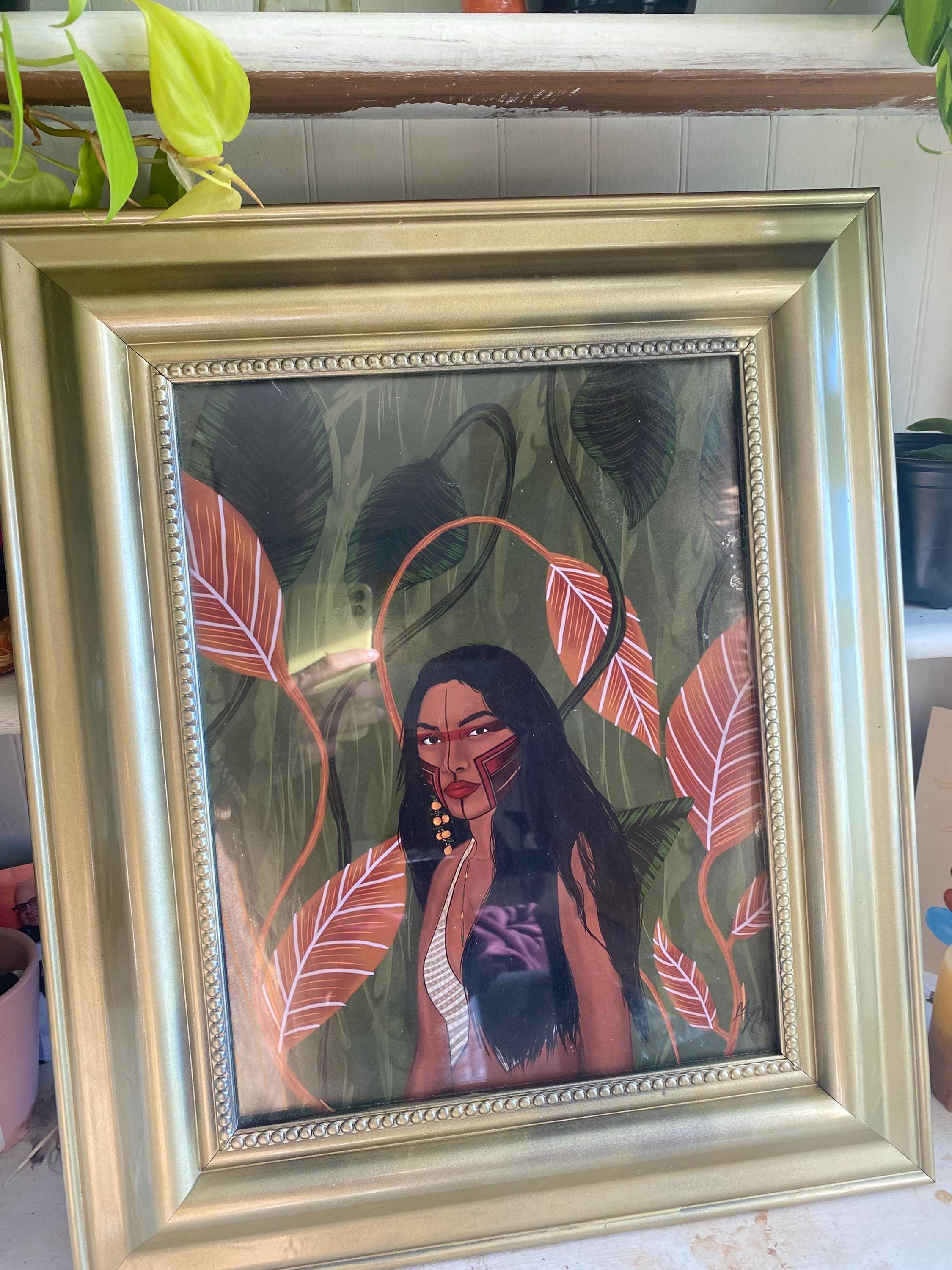 Taino Wall Art, Puerto Rican Taino Pride, Indigenous Women, Atabey Art ...