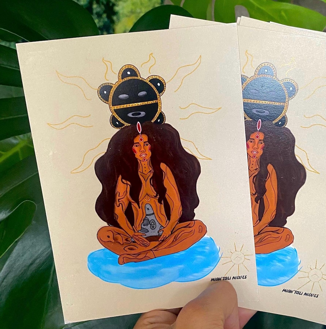 Taino Wall Art, Puerto Rican Taino Pride, Atabey Art, Boricua Art ...