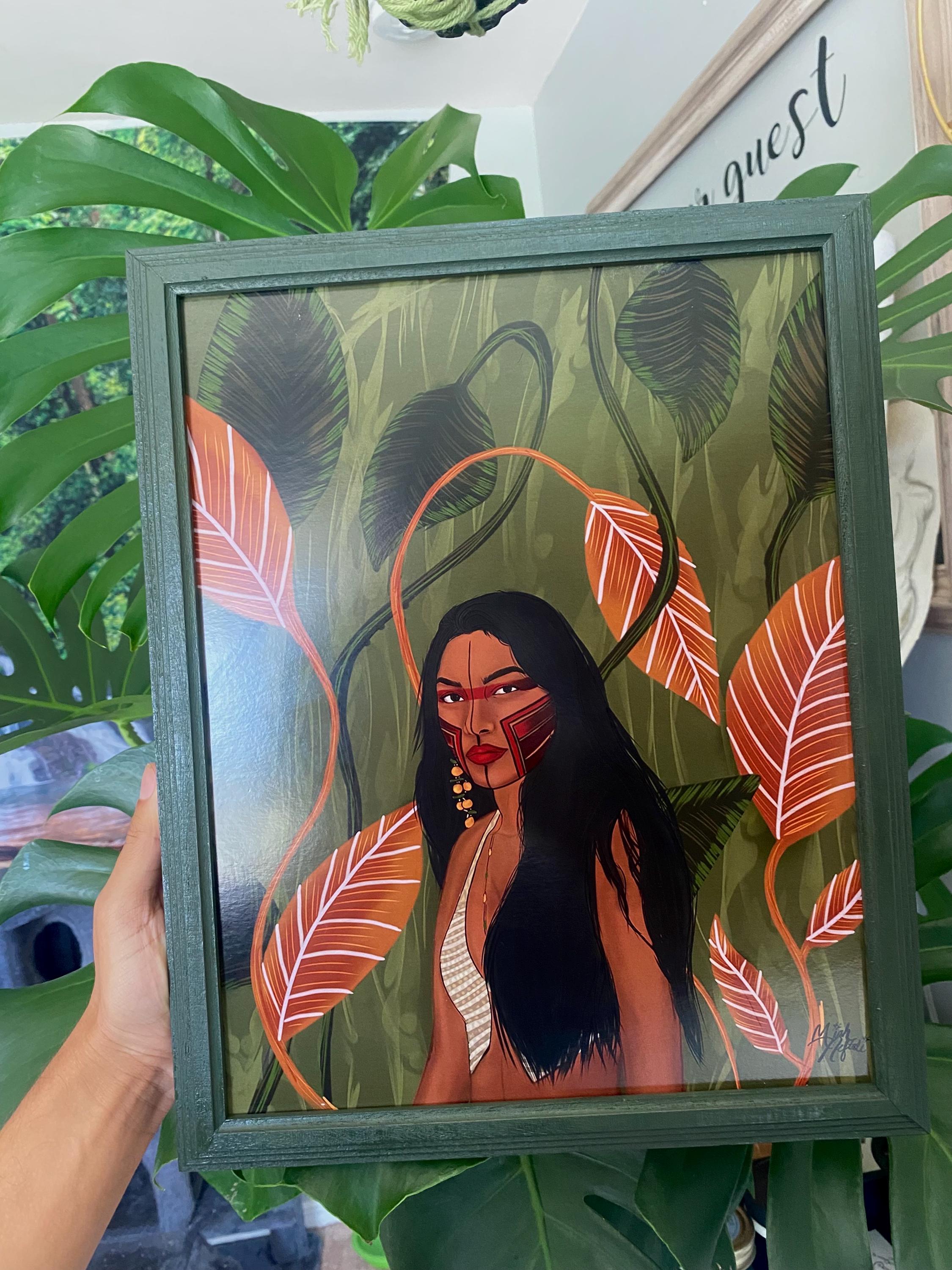 Taino Wall Art, Puerto Rican Taino Pride, Indigenous Women, Atabey Art ...