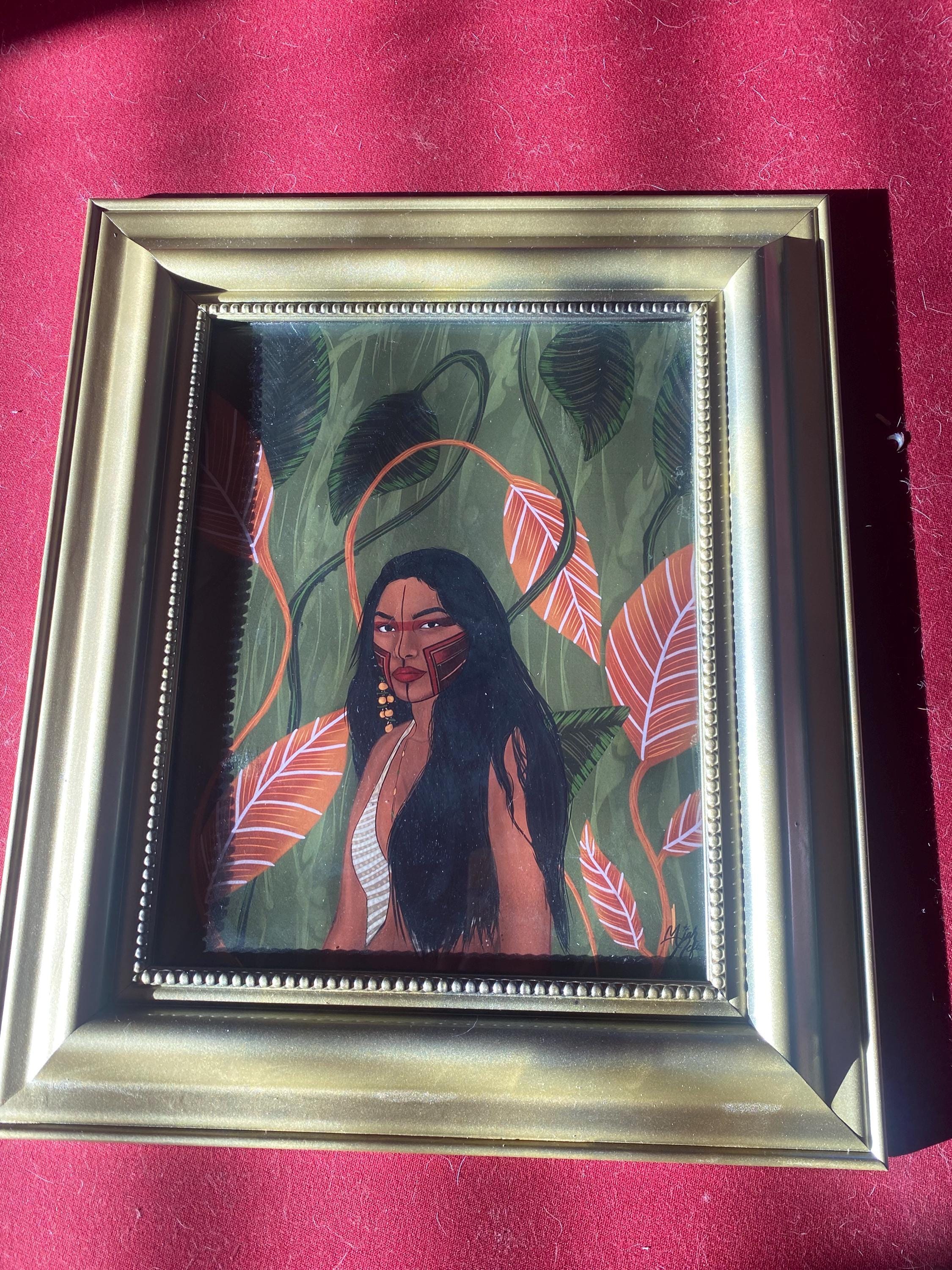 Taino Wall Art, Puerto Rican Taino Pride, Indigenous Women, Atabey Art ...