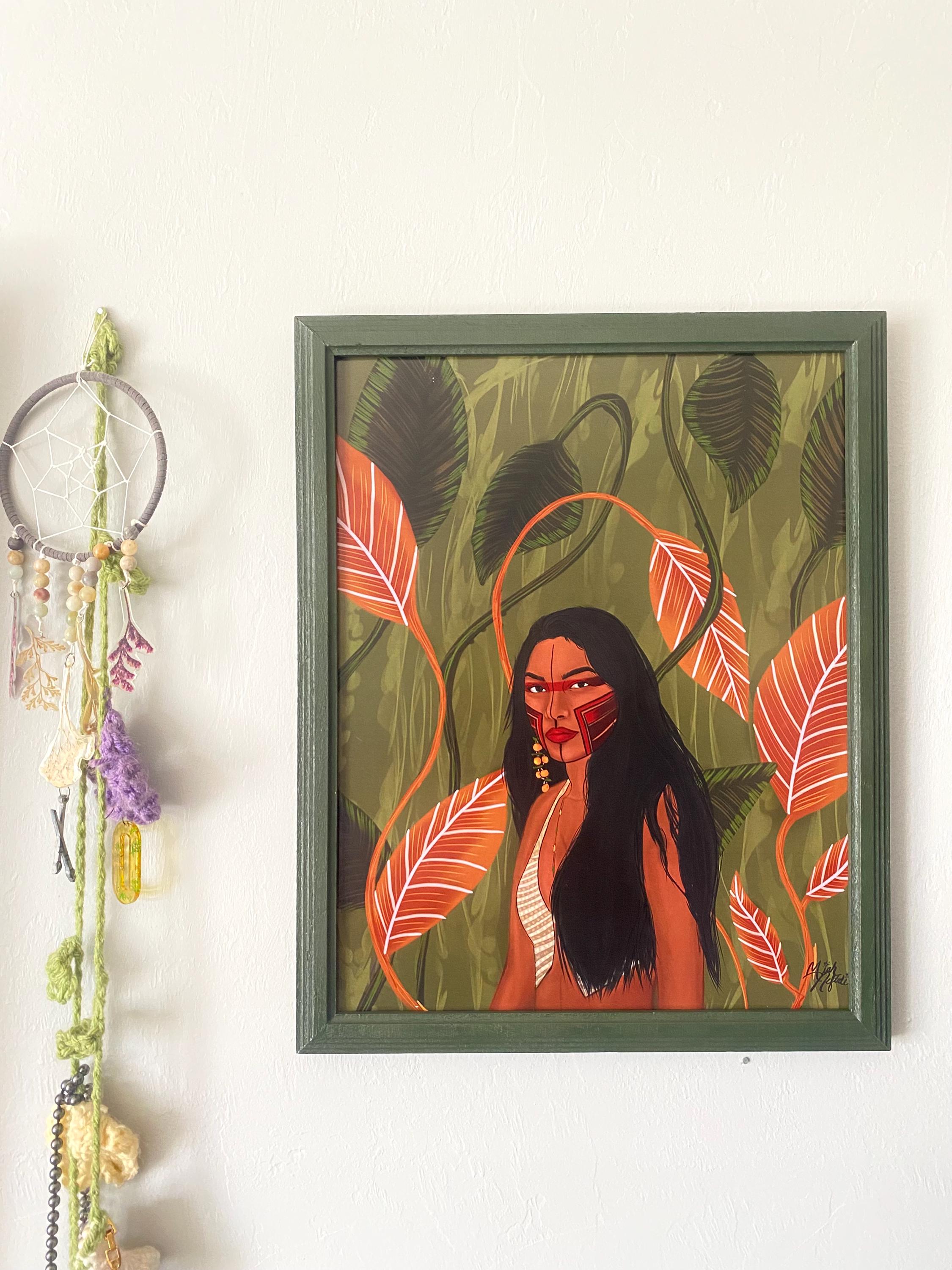 Taino Wall Art, Puerto Rican Taino Pride, Indigenous Women, Atabey Art ...