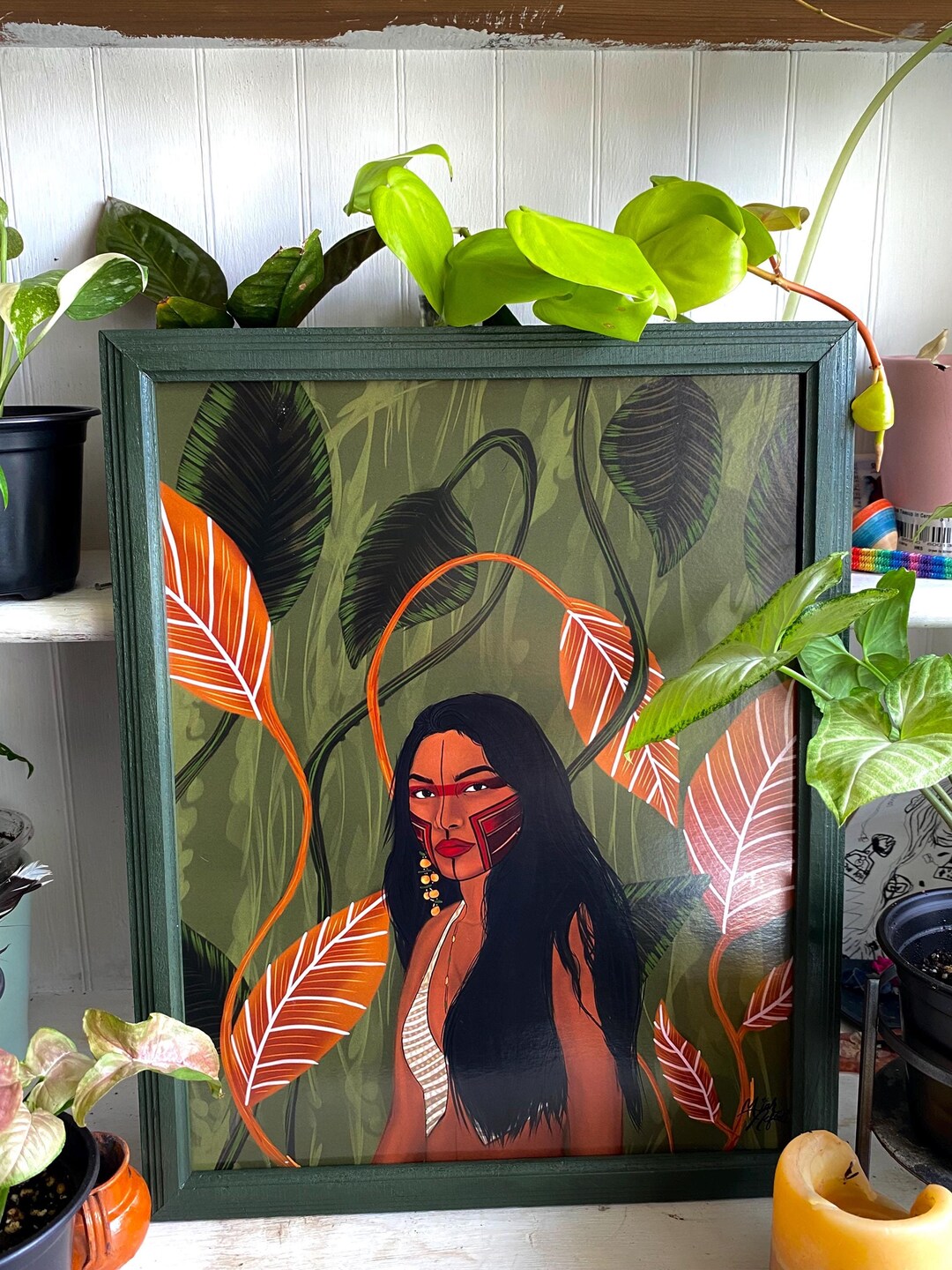 Taino Wall Art, Puerto Rican Taino Pride, Indigenous Women, Atabey Art ...