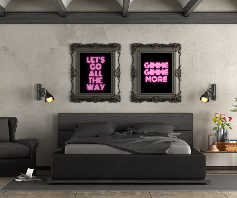 Let's Go All the Way Poster/instant DIGITAL Download/sassy - Etsy