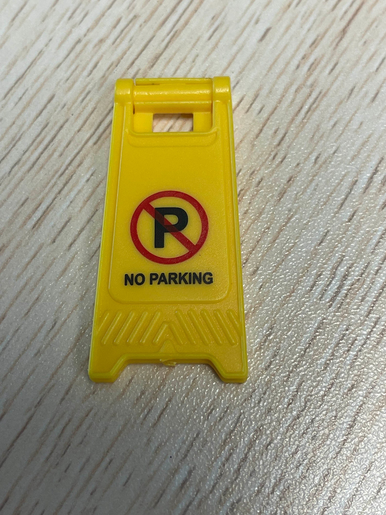 Miniature Mini Floor Warning Caution Sign Yellow Sign - Etsy