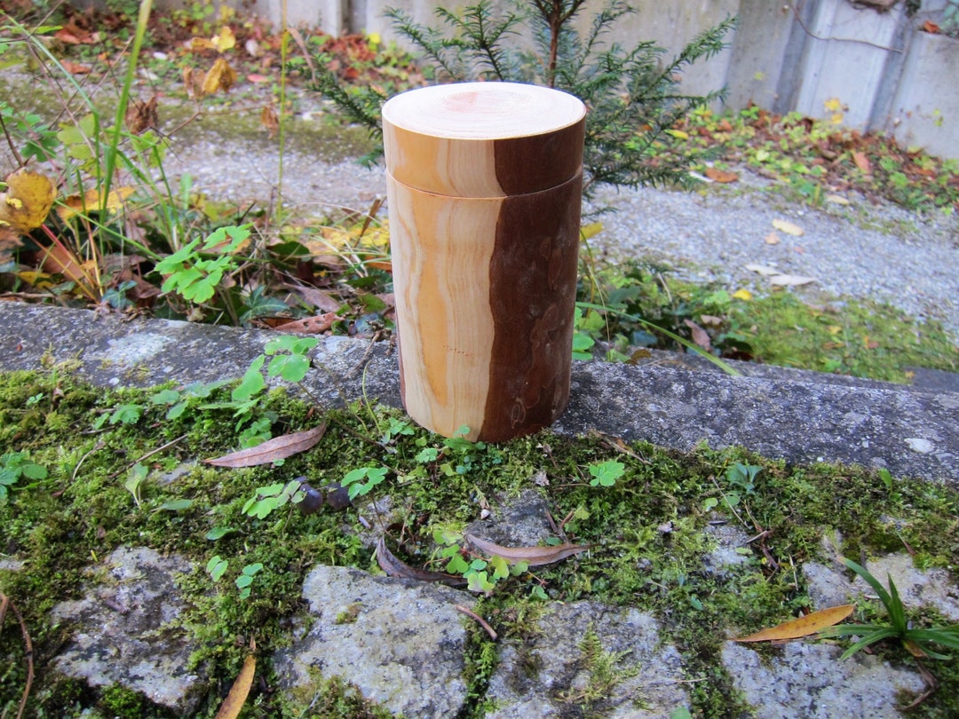 Wooden Box Handmade With Bark Parts / Handicrafts - Etsy