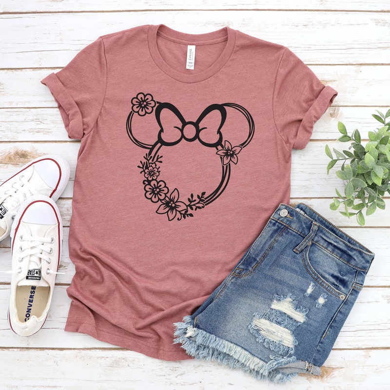 Minnie Flower Svg - Etsy