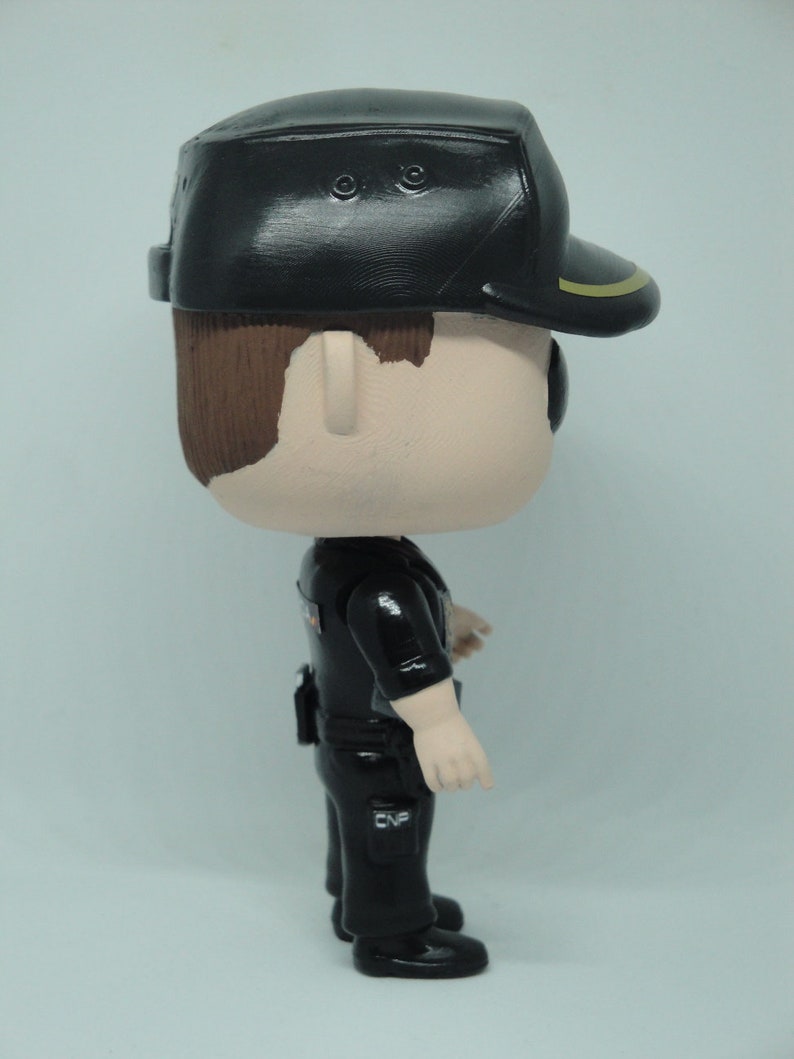 Funko Pop Custom With National Police Uniform Cnp Spain | Etsy
