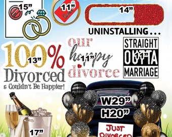 Finally Divorced Yard Sign - Etsy