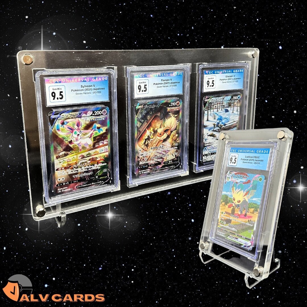 Acrylic Graded Card Display Pokemon TCG - Etsy