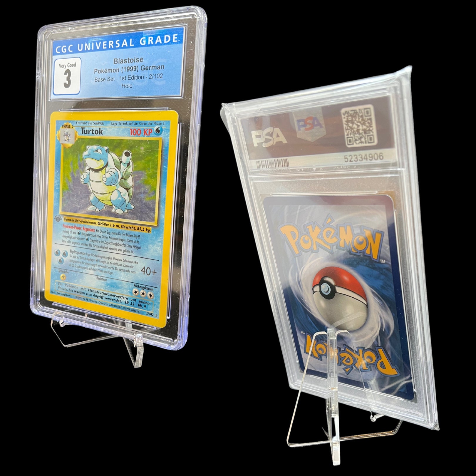 Pokemon: Graded/raw Card Display Stand - Etsy