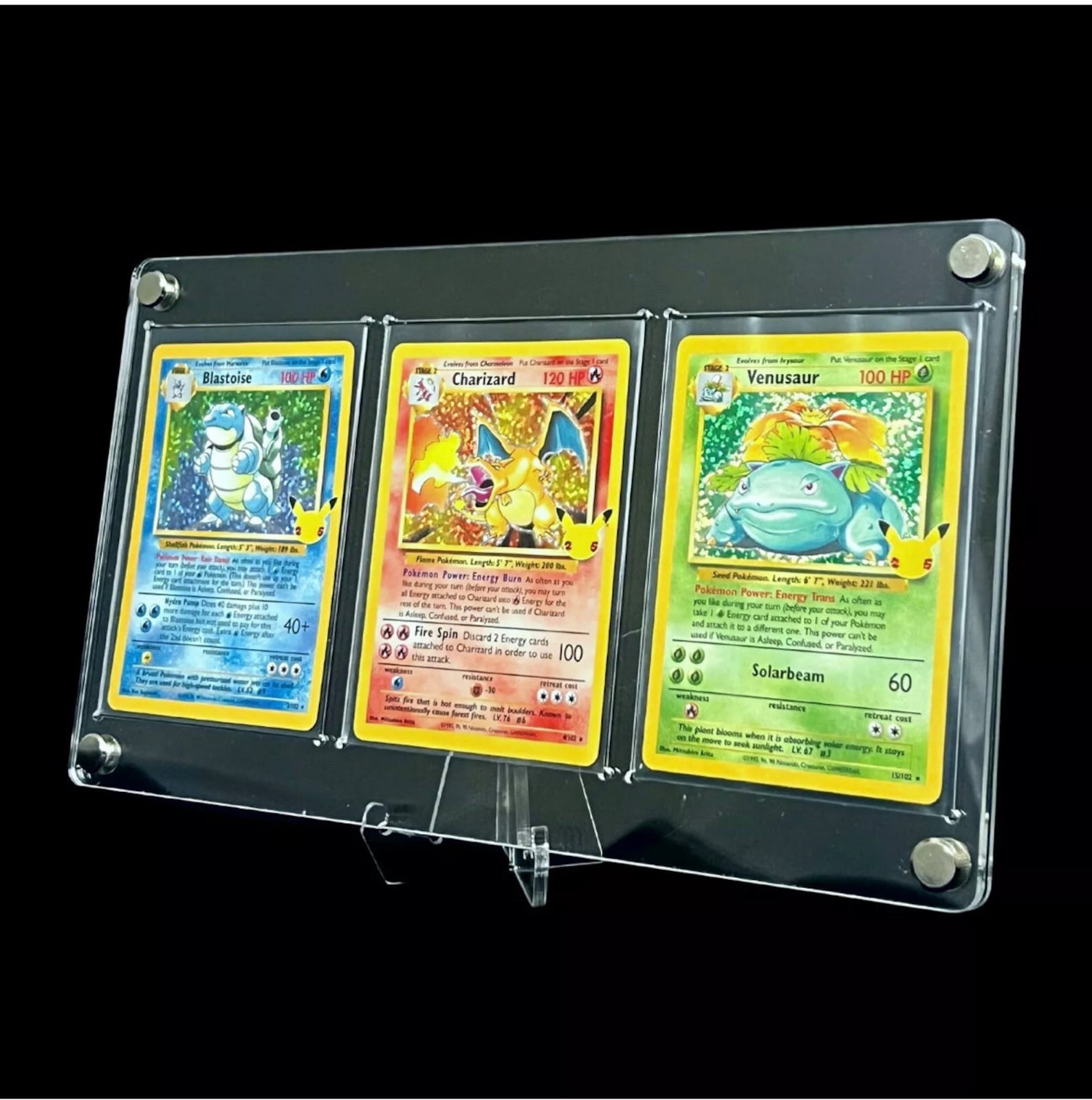 TCG Trio Card Display Case / Frame Stand Pokemon DC YGO - Etsy