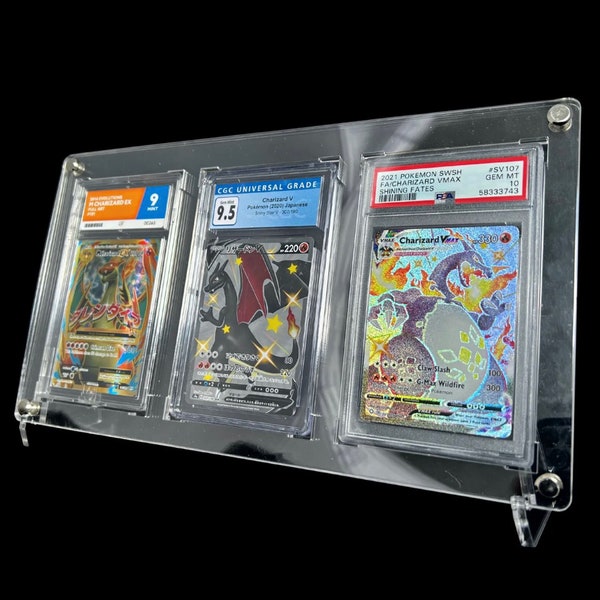 Graded Card Display Case - Etsy