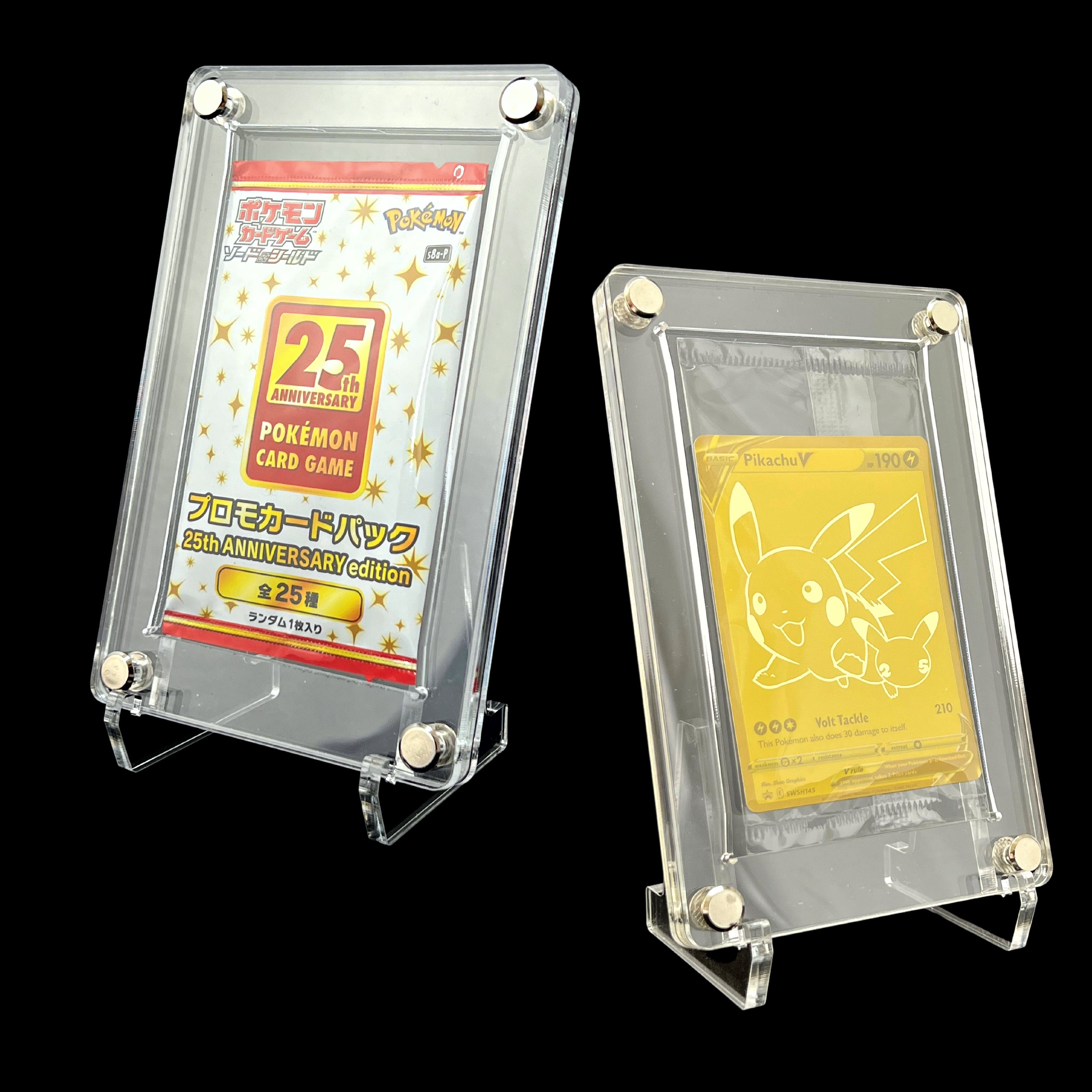 Acrylic Booster Pack Card Displays Pokemon TCG - Etsy