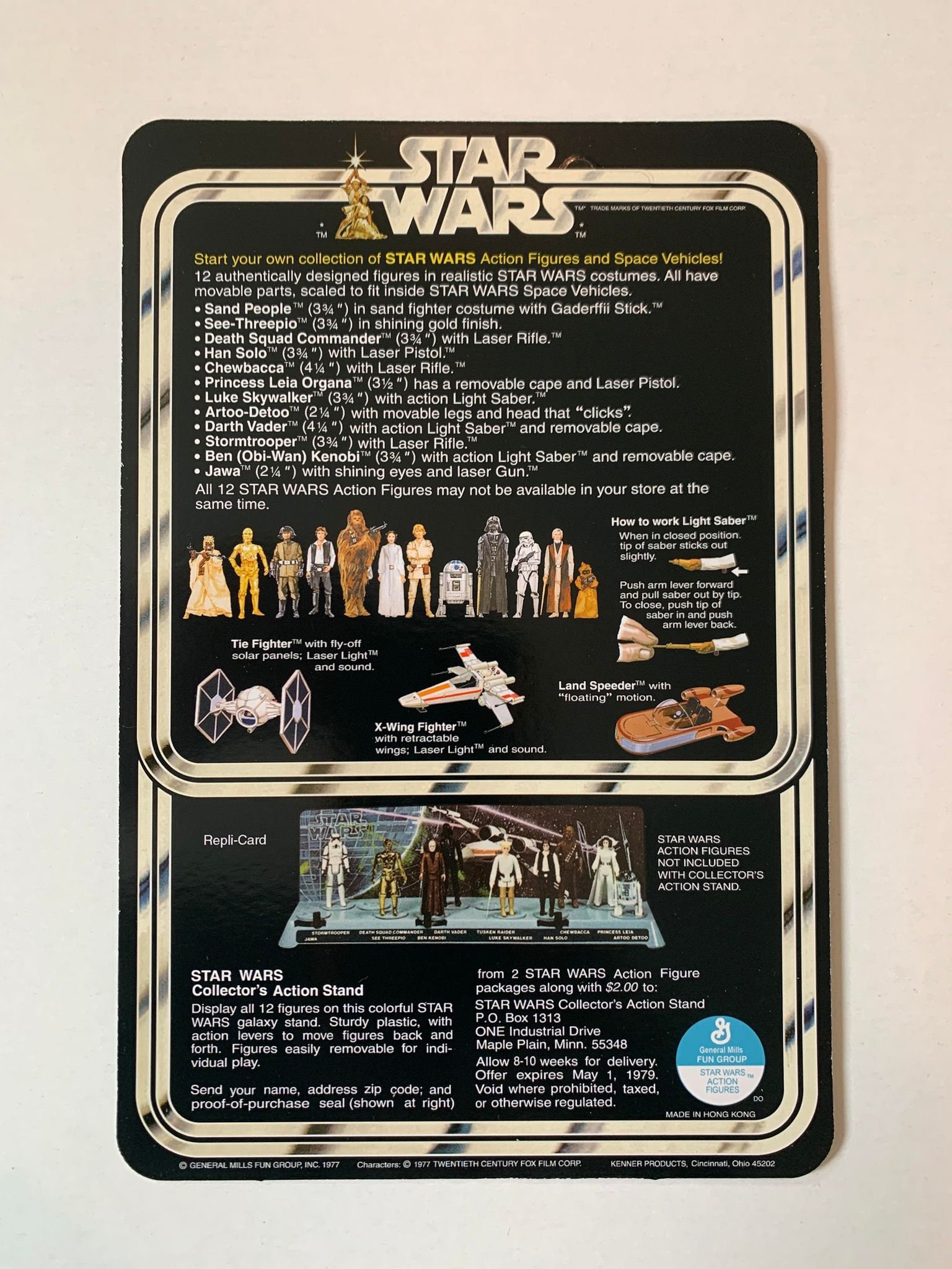 Brand New Next Generation Vintage Star Wars 12-back Recard Cardback Kit ...