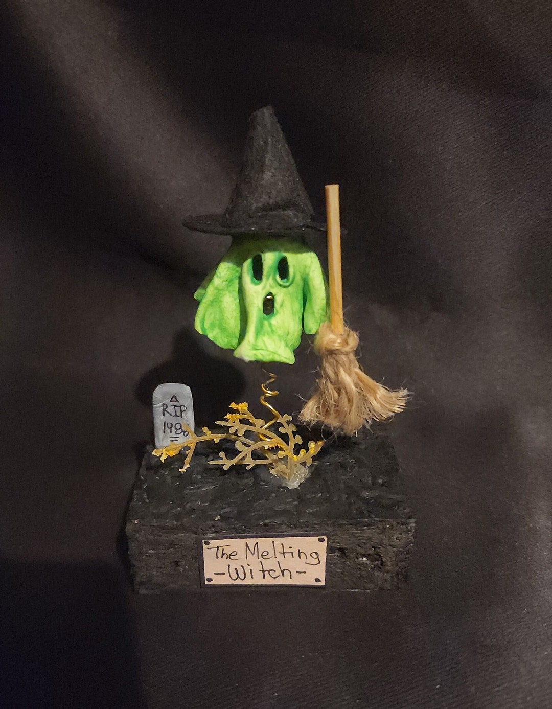 The Melting Witch Ghost, Unique Creation, Hand Painted/ Made. 100% ...