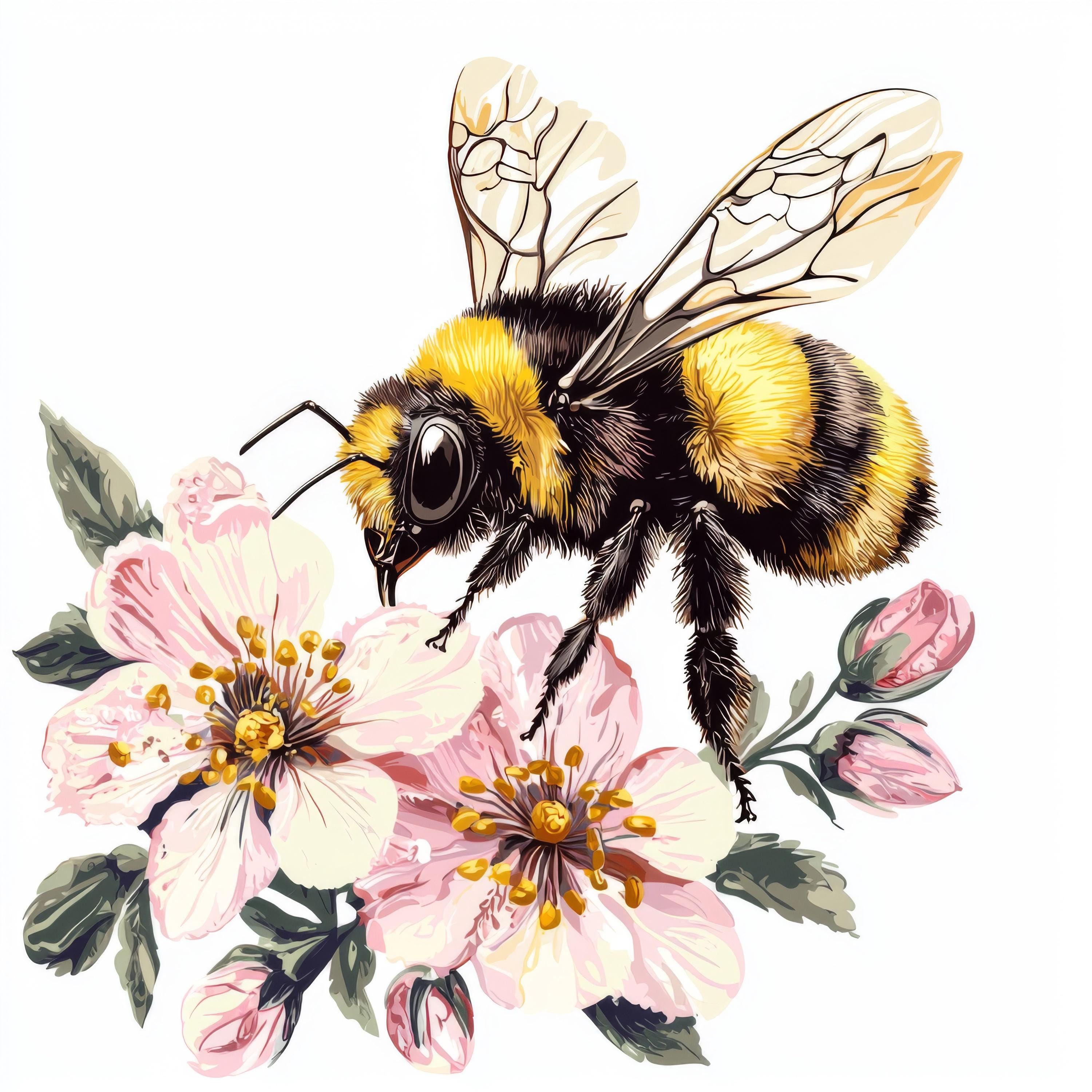 36 HIGH Resolution Jpgs Honey and Bees Clipart , Digital Planner, Junk ...