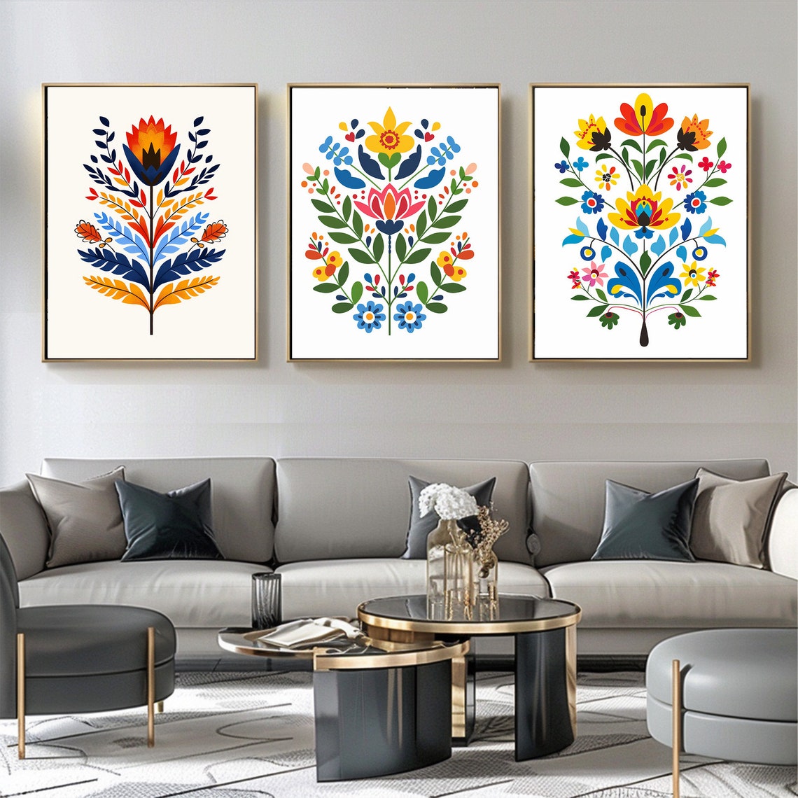 Floral Pattern Digital Download | Polish Folklore & Native American ...