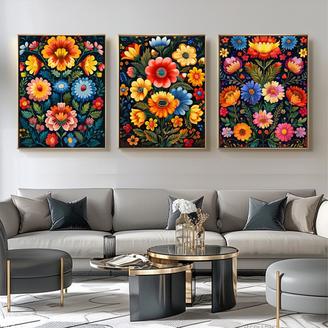 Polish Folk Art Flower Pattern | Digital Download | Traditional Polish ...