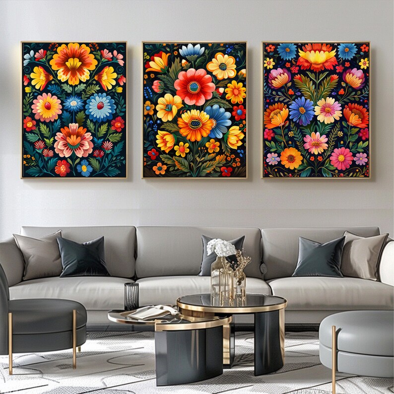 Polish Folk Art Flower Pattern | Digital Download | Traditional Polish ...