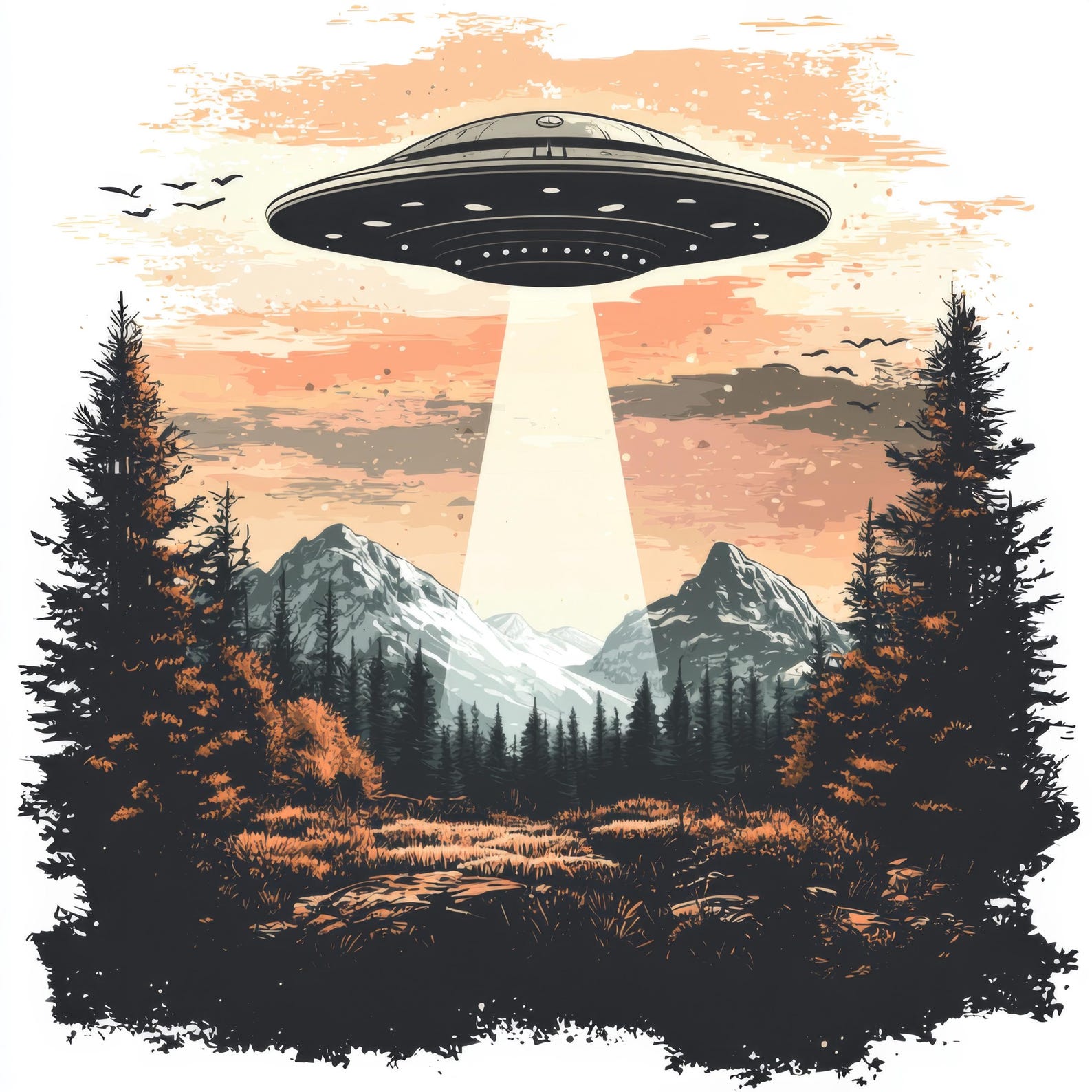 36 Alien Clipart, Aliens Clipart, UFO, Printable Watercolor Clipart ...