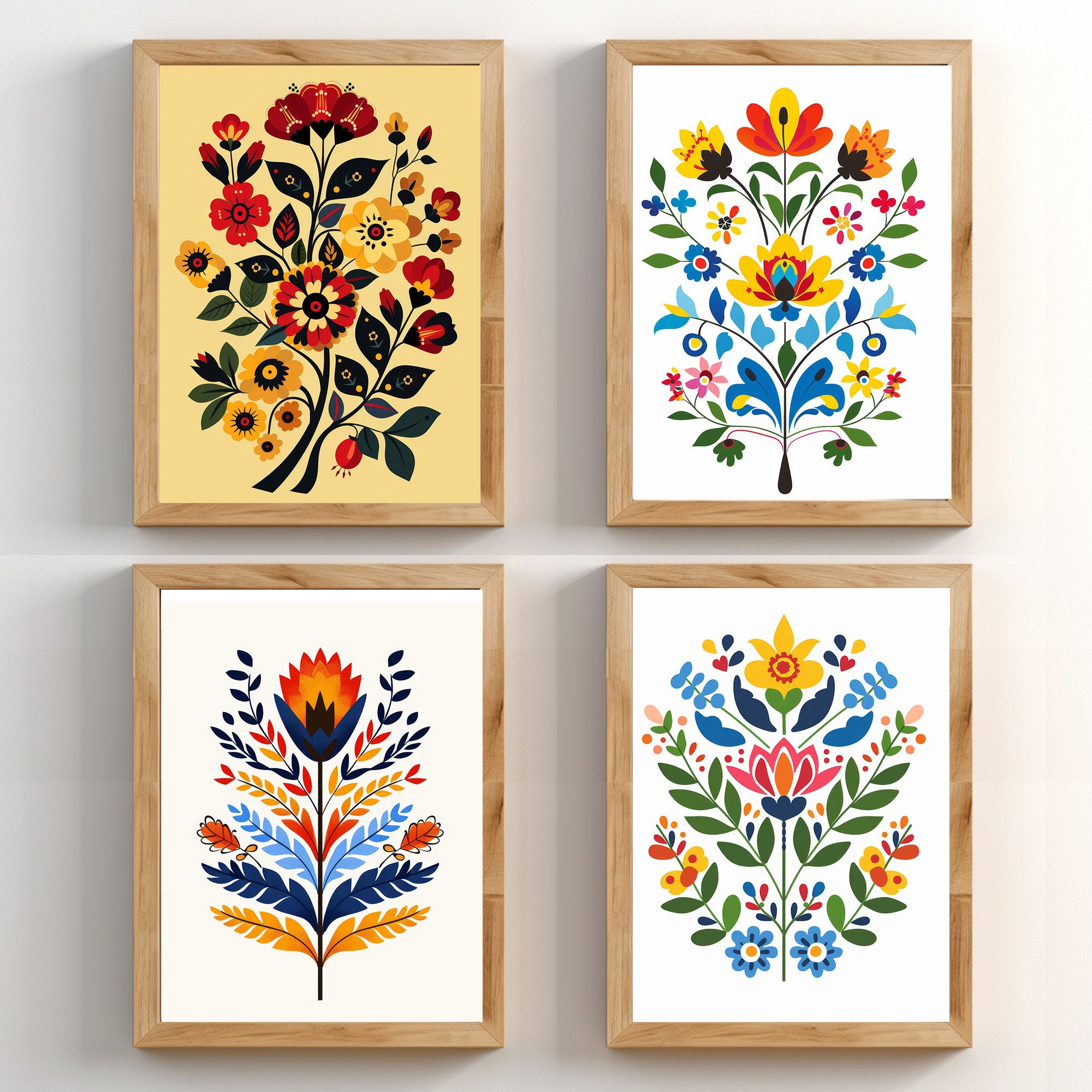 Floral Pattern Digital Download | Polish Folklore & Native American ...