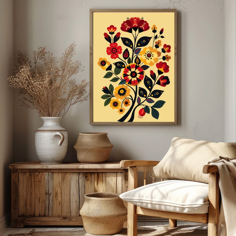 Floral Pattern Digital Download | Polish Folklore & Native American ...